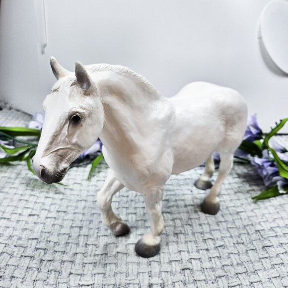 Breyer | Toys | Breyer Horses Breeds Collection White Percheron Model ...